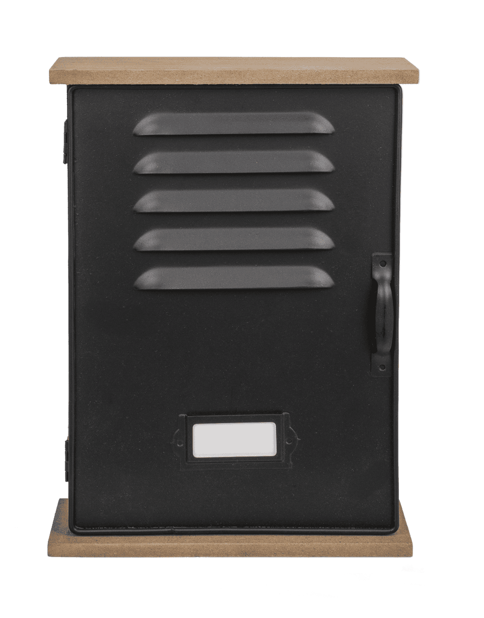 Wooden/metal-key box, – Out of the Blue