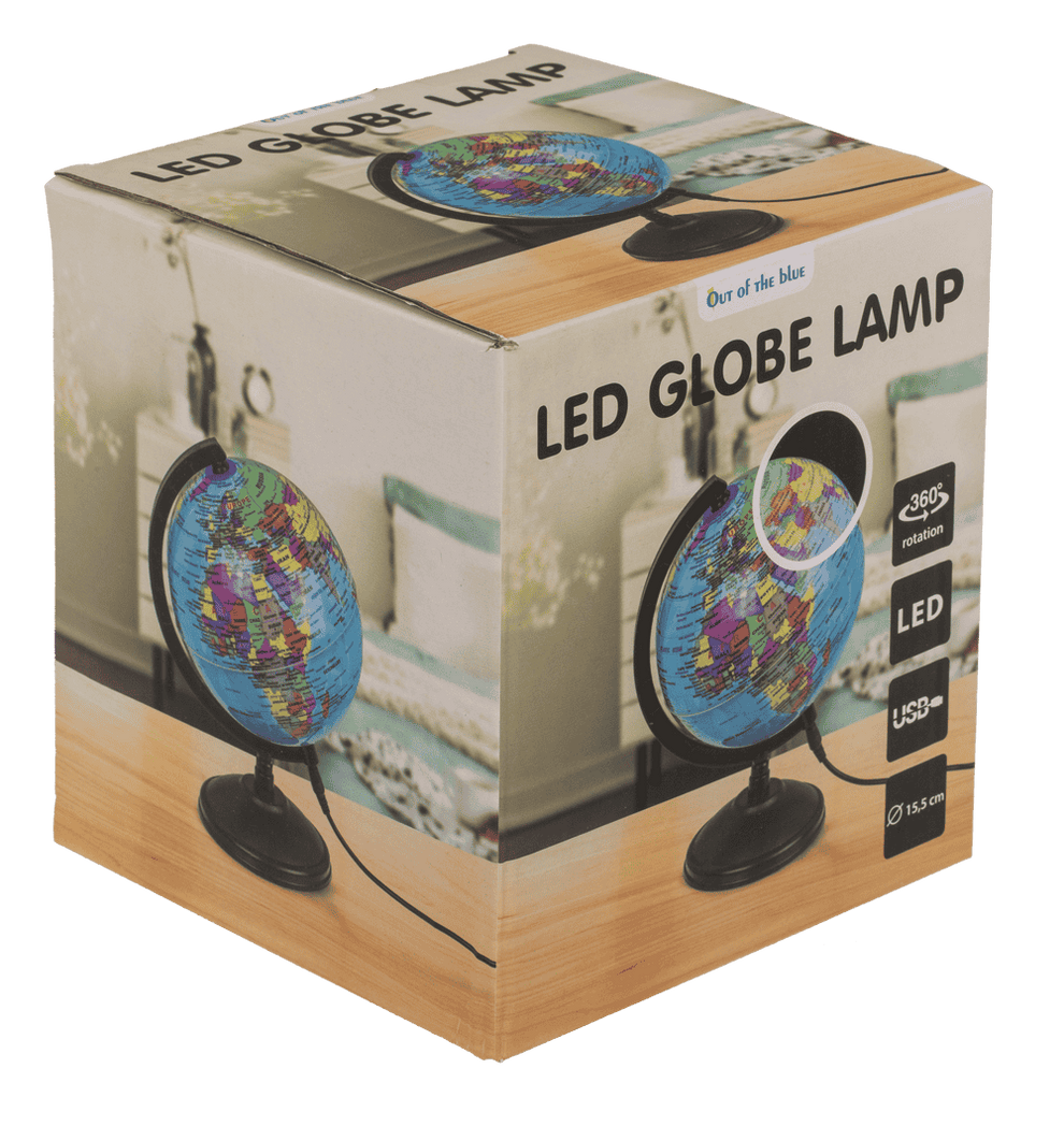 Lamp with LED, Globe, – Out of the Blue