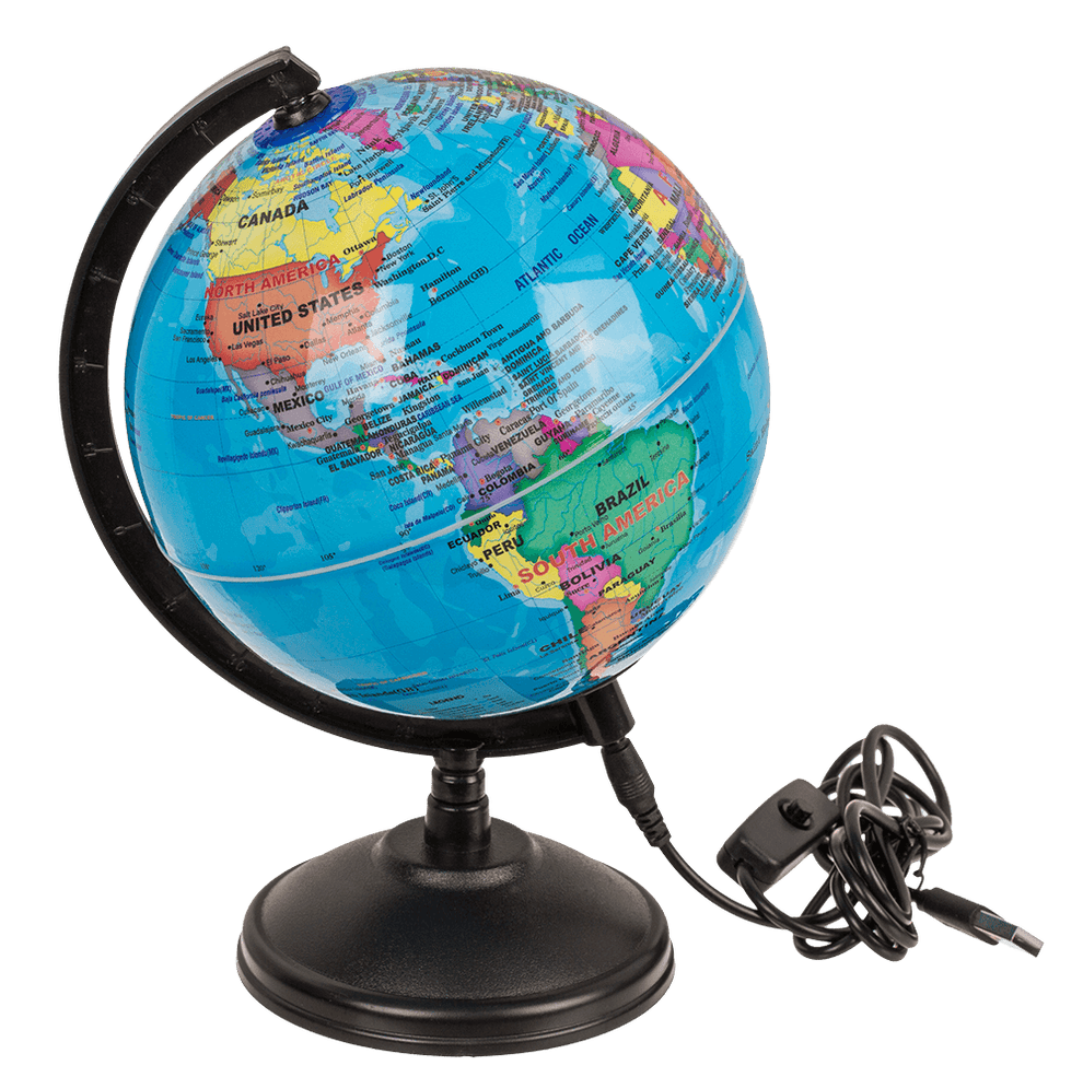 Lamp with LED, Globe, – Out of the Blue