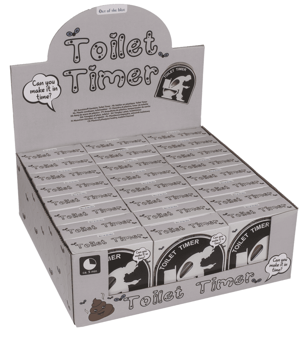 Kunststoff-Sanduhr, Toilet Timer, – Out of the Blue